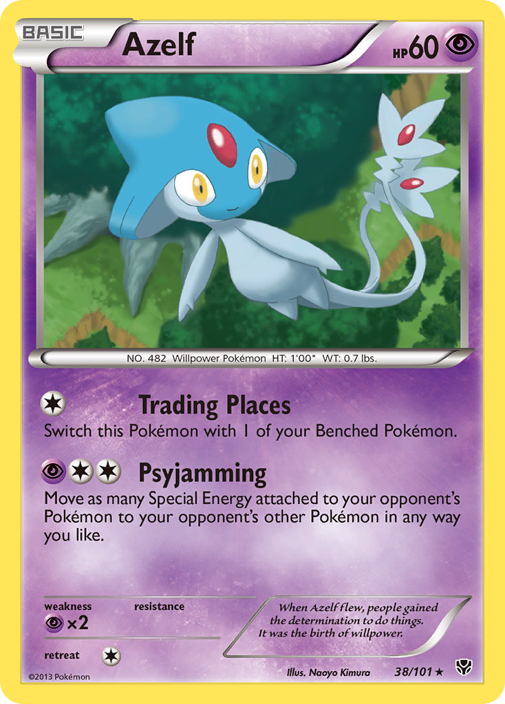 Azelf 38/101 Rare | Plasma Blast | Pokemon Card – Brickheads Collectables