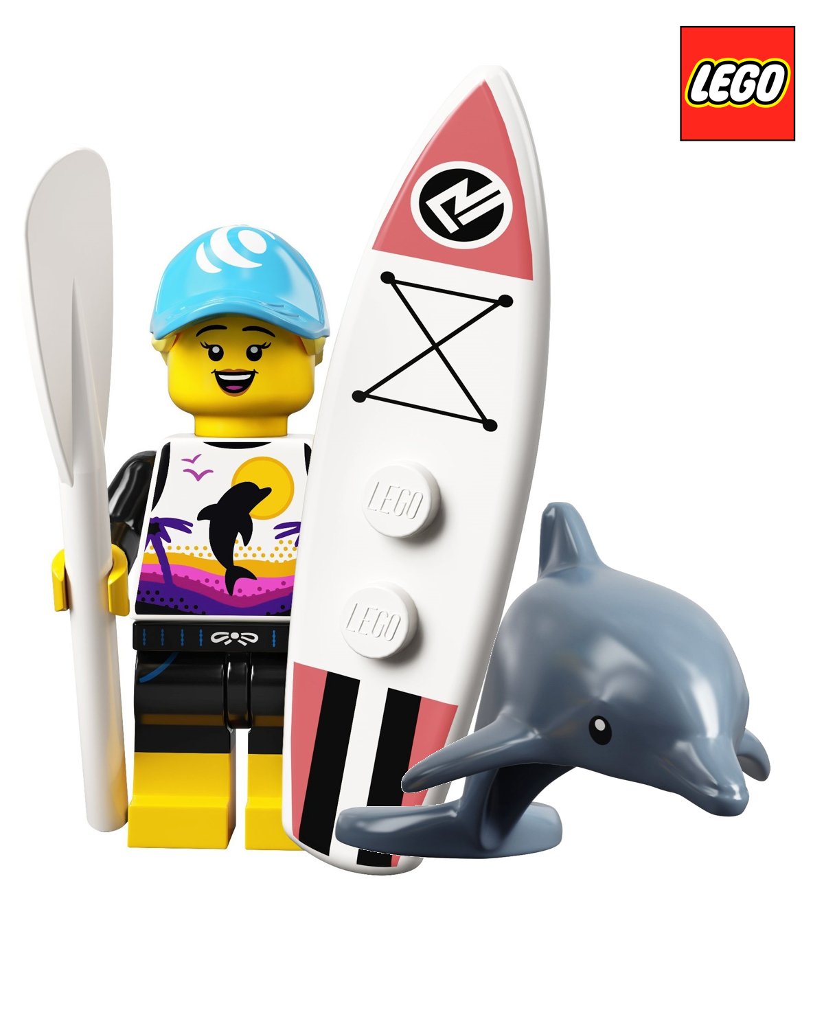 Paddle Surfer - Series 21 | LEGO Minifigure | NEW CMF – Brickheads ...