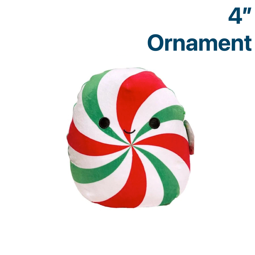 Dulce the Peppermint Candy ~ Holiday 4" Ornament Squishmallow Plush ...