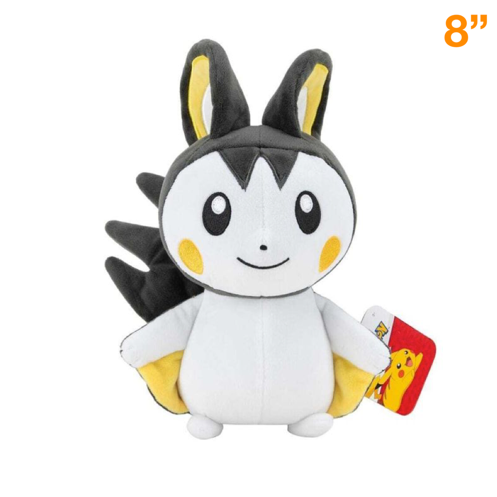 Emolga ~ 8" Pokemon Plush Toy – Brickheads Collectables