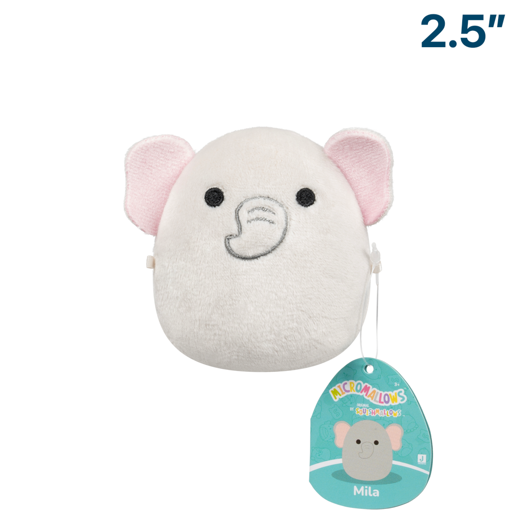 Mila the Elephant ~ 2.5" Micromallows Series 1 Squishmallow Plush ...