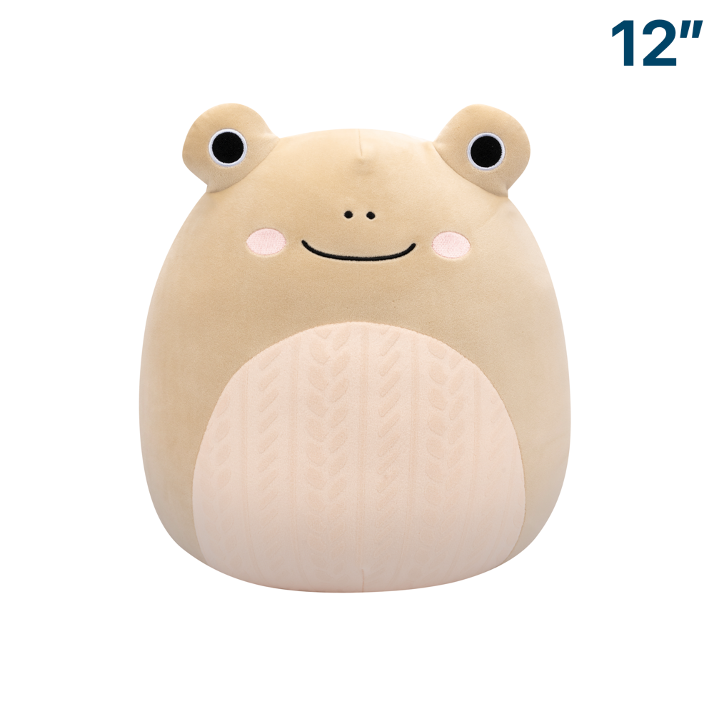 DeWitt the Tan Frog with Pattern Belly ~ 12" Squishmallow Plush ...