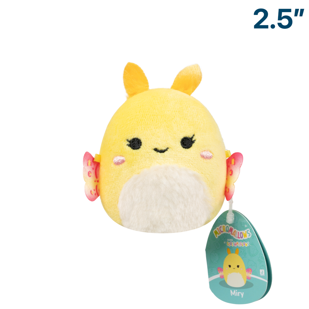 Miry the Moth ~ 2.5" Micromallows Series 1 Squishmallow Plush ...