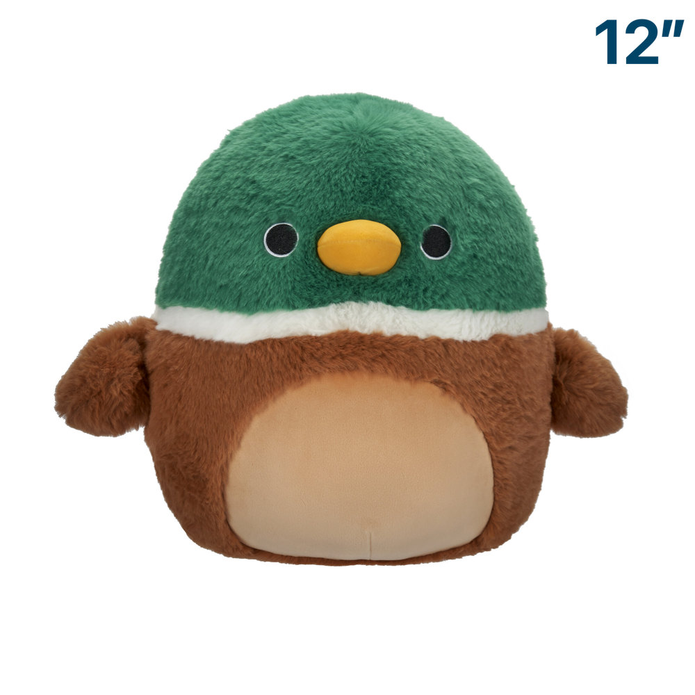 Avery the Mallard Duck FuzzAMallows ~ 12" Squishmallow Plush ...