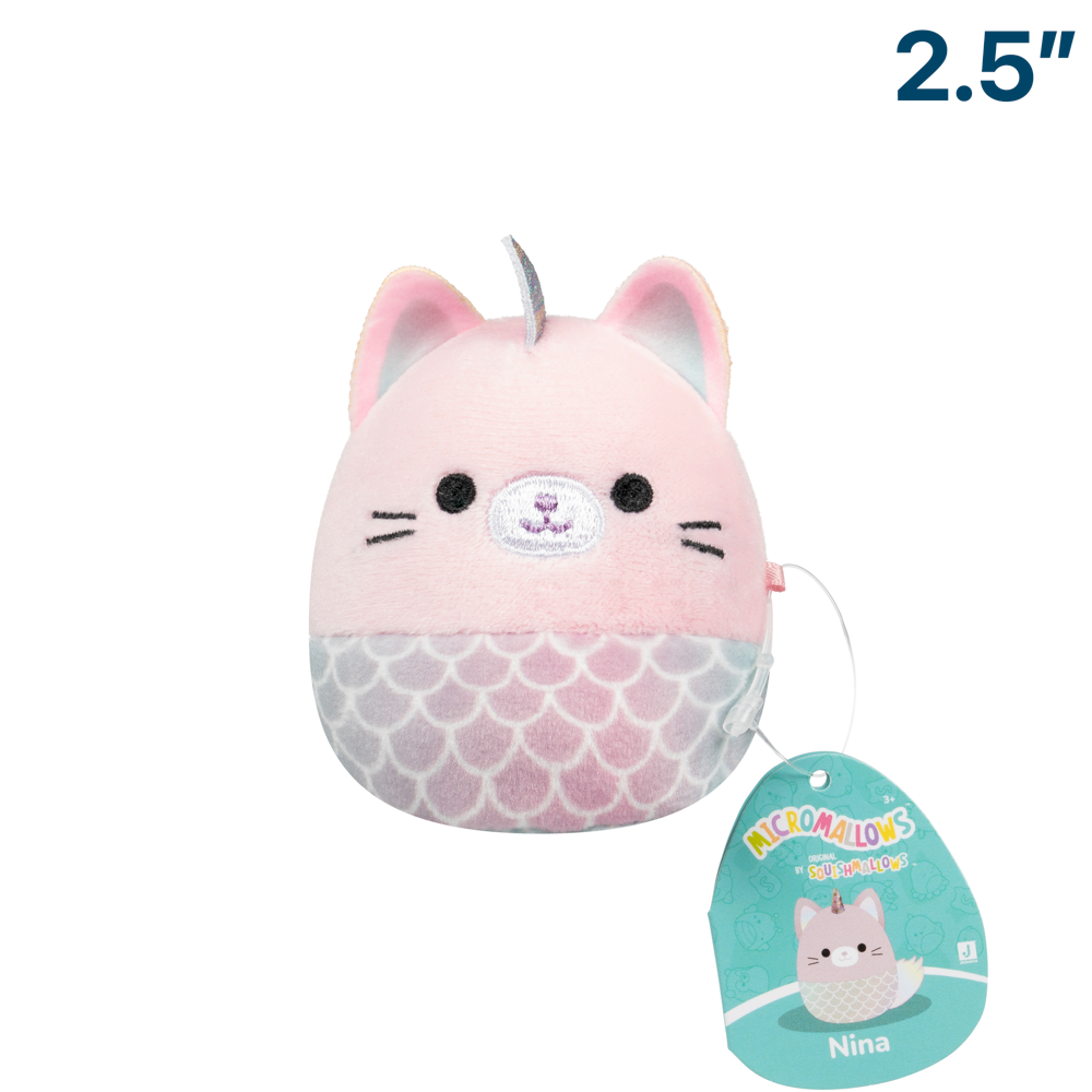 Nina the Mercaticorn ~ 2.5" Micromallows Series 1 Squishmallow Plush ...