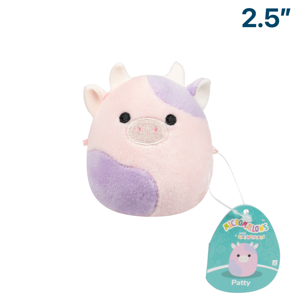 Patty the Cow ~ 2.5" Micromallows Series 1 Squishmallow Plush ...