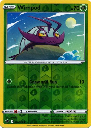 Wimpod 17/189 Reverse Holo | Darkness Ablaze | Pokemon Card ...