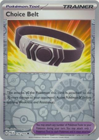 Choice Belt 176/193 Reverse Holo | Paldea Evolved | Pokemon Card ...