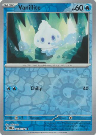 Buy Vanillite Common | Paradox Rift | Pokemon Card Australia ...