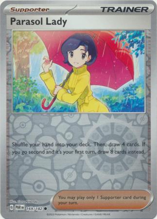 Parasol Lady 169/182 Reverse Holo | Paradox Rift | Pokemon Card ...