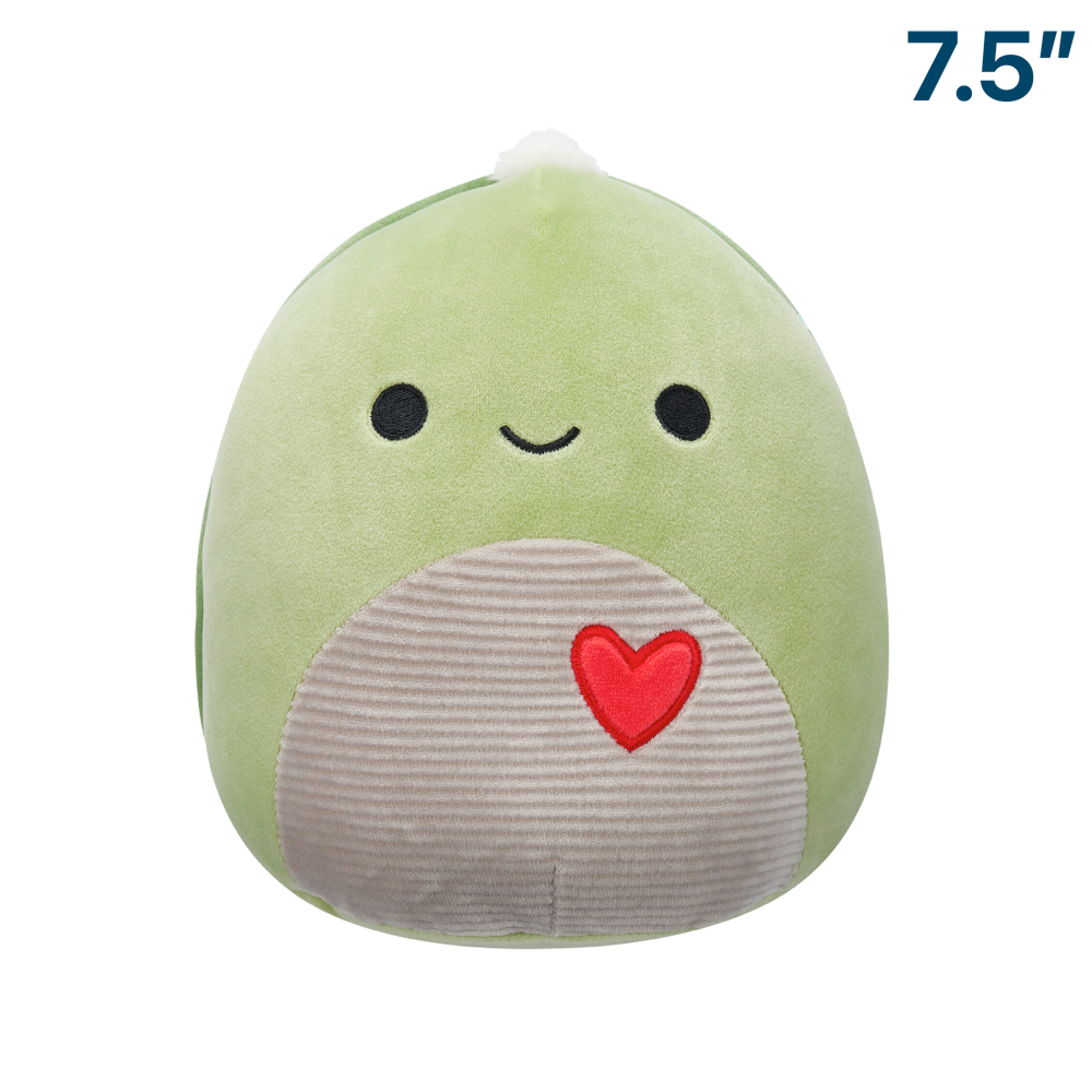 Herb the Green Sea Turtle Valentine's Day ~ 7.5" Squishmallow Plush ...