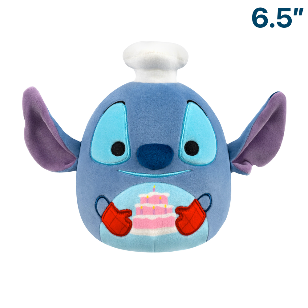 Stitch with Chef Hat and Cake ~ 6.5" Squishmallow Plush – Brickheads ...