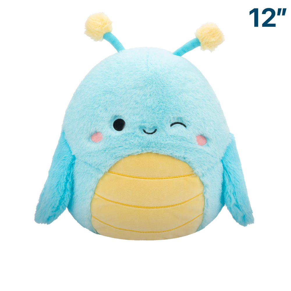 Giles the Blue Grasshopper FuzzAMallows ~ 12" Squishmallow Plush ...