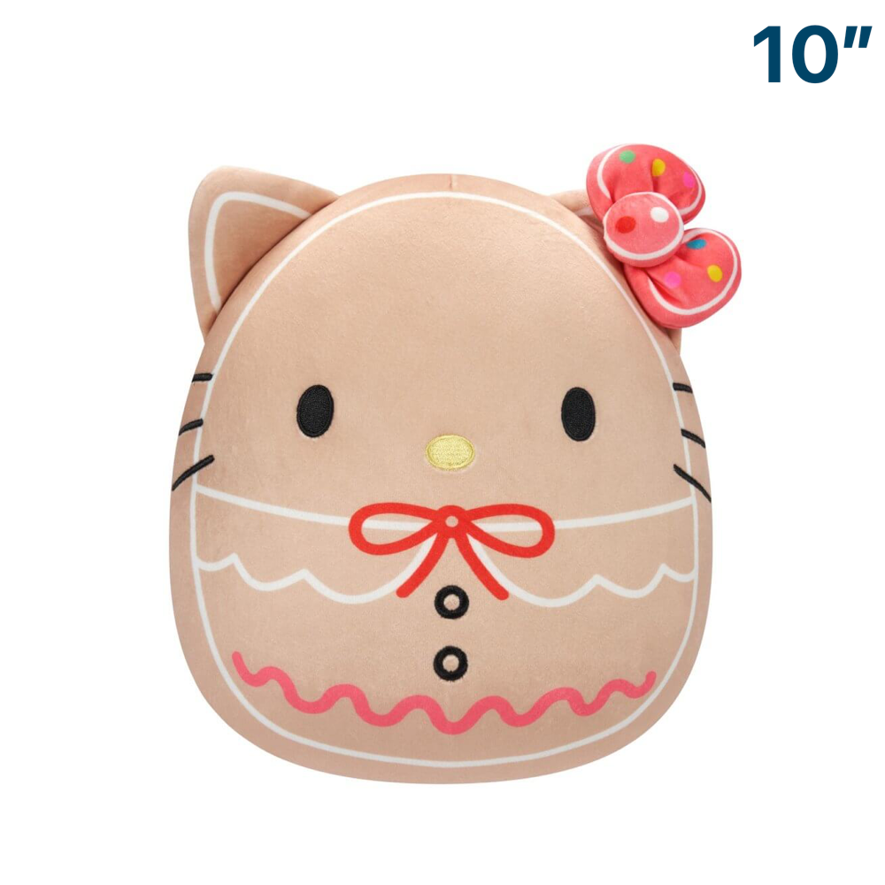 Hello Kitty Gingerbread ~ 10" Squishmallow Plush ~ IN STOCK ...