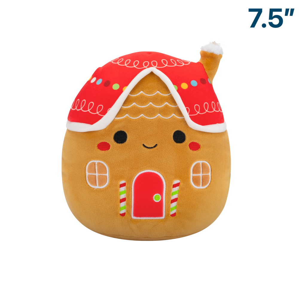 Casa the Gingerbread House Holiday ~ 7.5" Squishmallow Plush ...