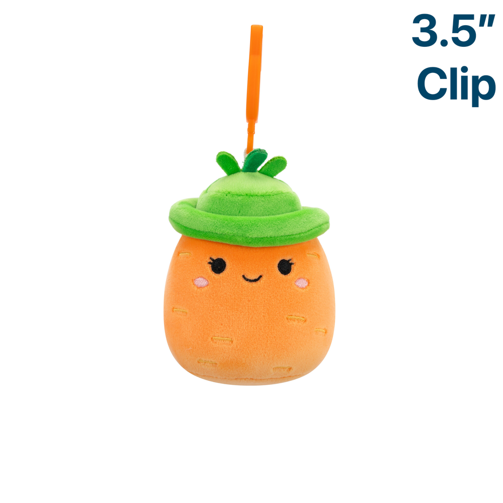 Caroleena Carrot Hat Easter 2025 ~ 3.5" Clip On Squishmallow Plush ...