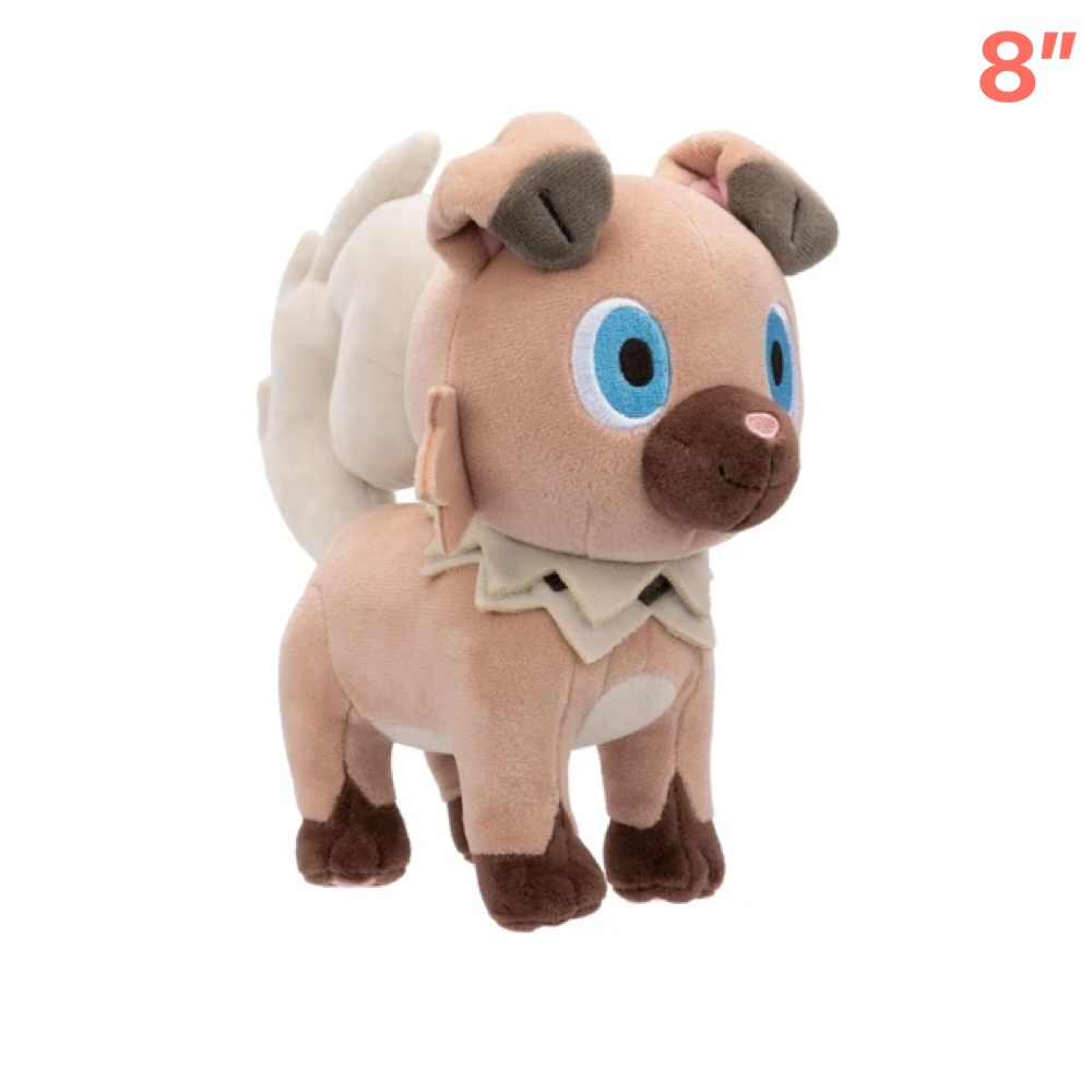 Rockruff ~ 8" Pokemon Plush Toy – Brickheads Collectables