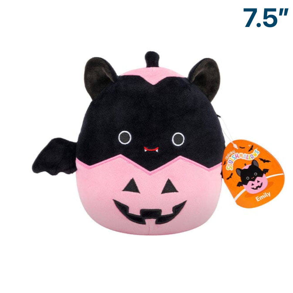 Emily The Bat in Pink Jack-O-Lantern ~ Halloween 7.5" Squishmallow Plu ...