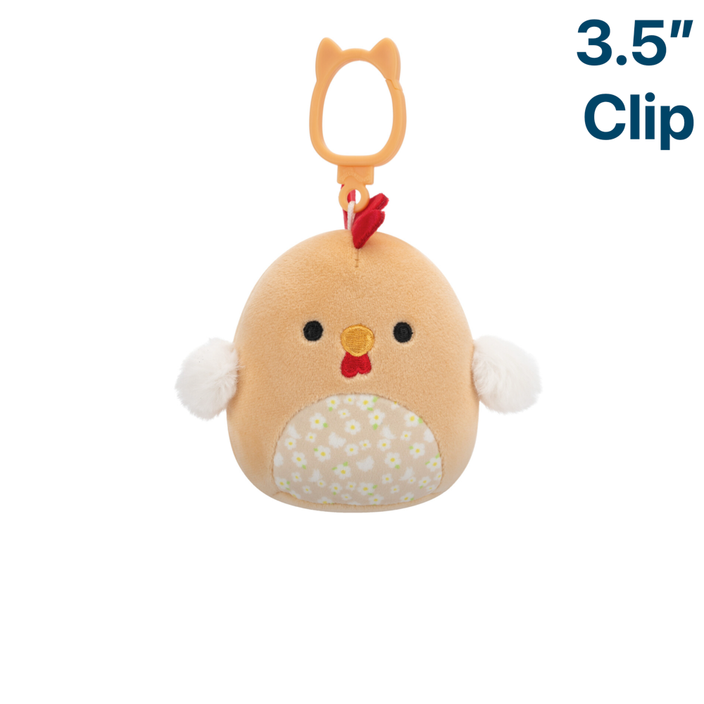 Rutie Brown Rooster Easter 2025 ~ 3.5" Clip On Squishmallow Plush ...