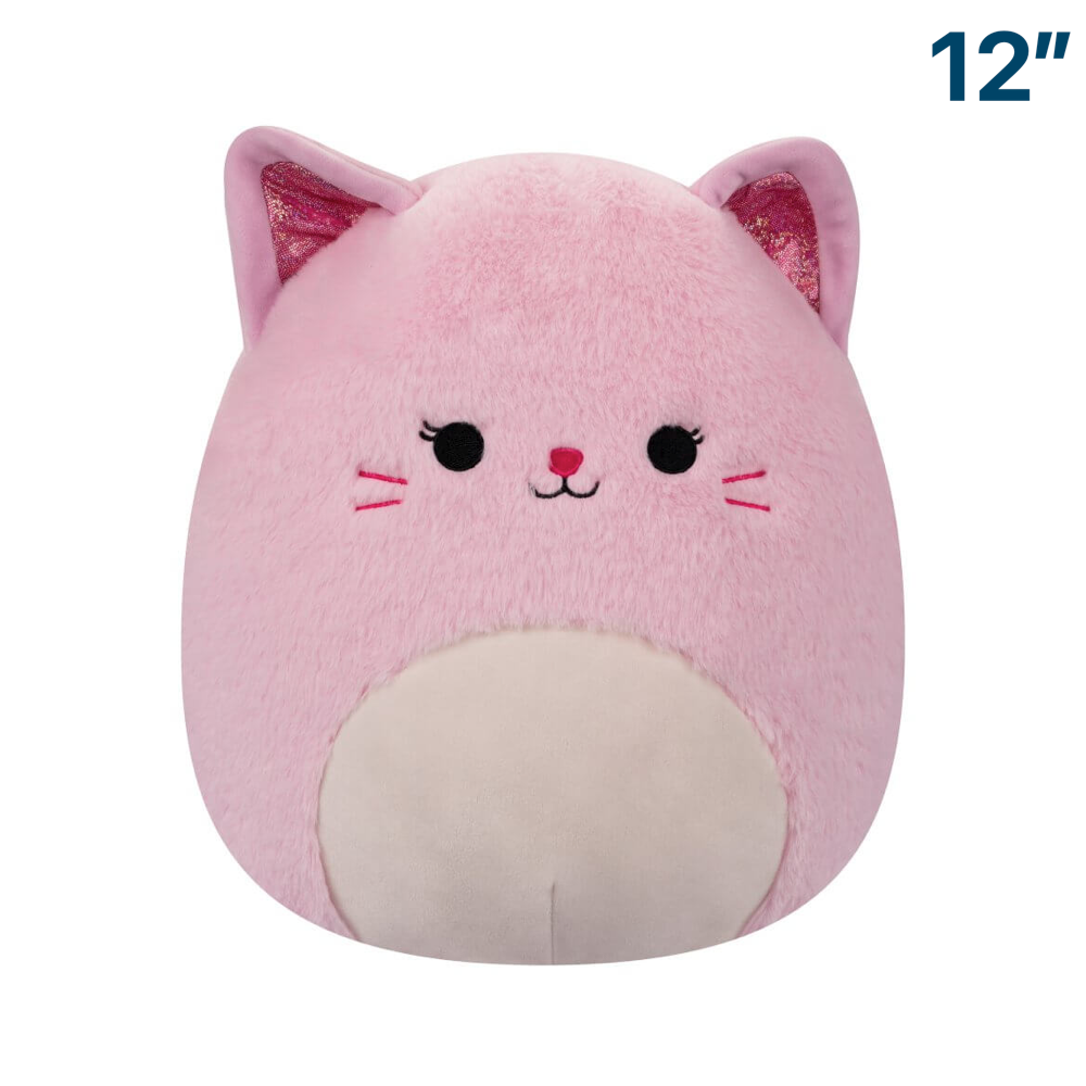 Celenia the Pink Cat ~ 12" FuzzAMallows Squad Wave 16 B Squishmallow P ...