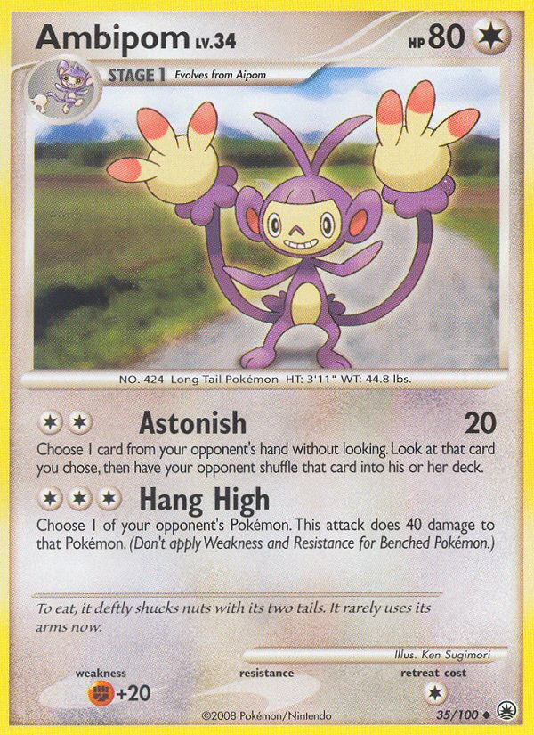 Ambipom 35/100 Uncommon | Majestic Dawn | Pokemon Card – Brickheads ...