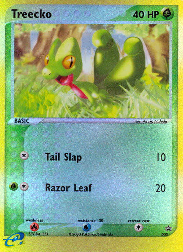 Treecko 3/40 Promo | Nintendo Black Star Promos | Pokemon Card ...