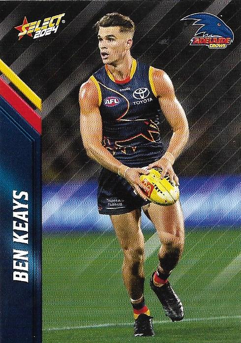 Ben Keays #3 Adelaide Crows | 2024 Select AFL Footy Stars | Trading Ca ...