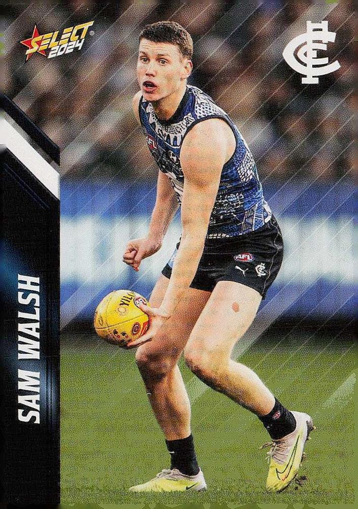Sam Walsh #29 Carlton Blues | 2024 Select AFL Footy Stars | Trading Ca ...