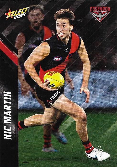 Nic Martin #44 Essendon Bombers | 2024 Select AFL Footy Stars | Tradin ...