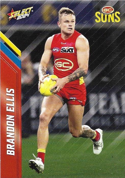 Brandon Ellis #83 Gold Coast Suns | 2024 Select AFL Footy Stars | Trad ...
