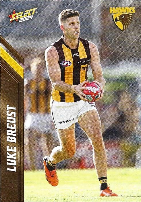 Luke Breust #92 Hawthorn Hawks | 2024 Select AFL Footy Stars | Trading ...
