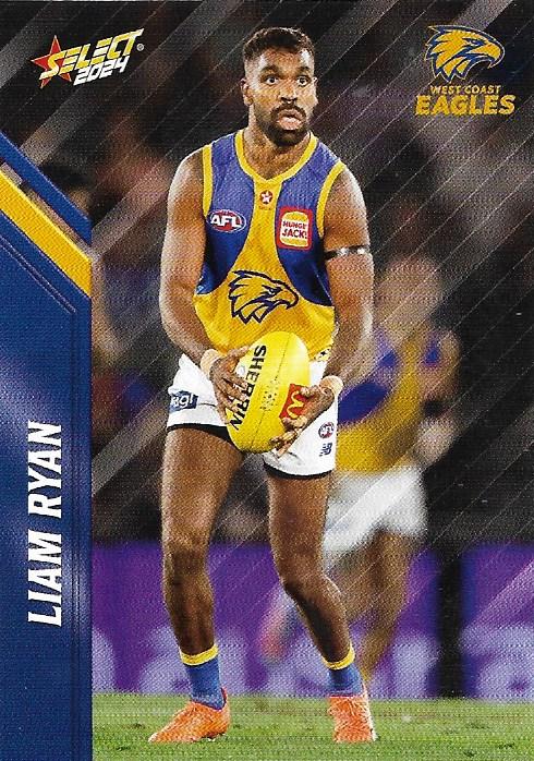 Liam Ryan #168 West Coast Eagles | 2024 Select AFL Footy Stars | Tradi ...