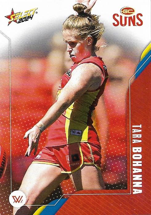 Tara Bohanna #205 Gold Coast Suns | 2024 Select AFL Footy Stars | Trad ...
