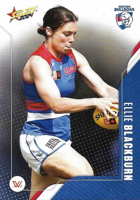 Ellie Blackburn #232 Western Bulldogs | 2024 Select AFL Footy Stars ...