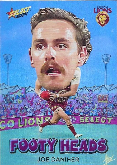 Joe Daniher #FH9 Brisbane Lions | Footy Heads 2024 Select AFL Footy St ...