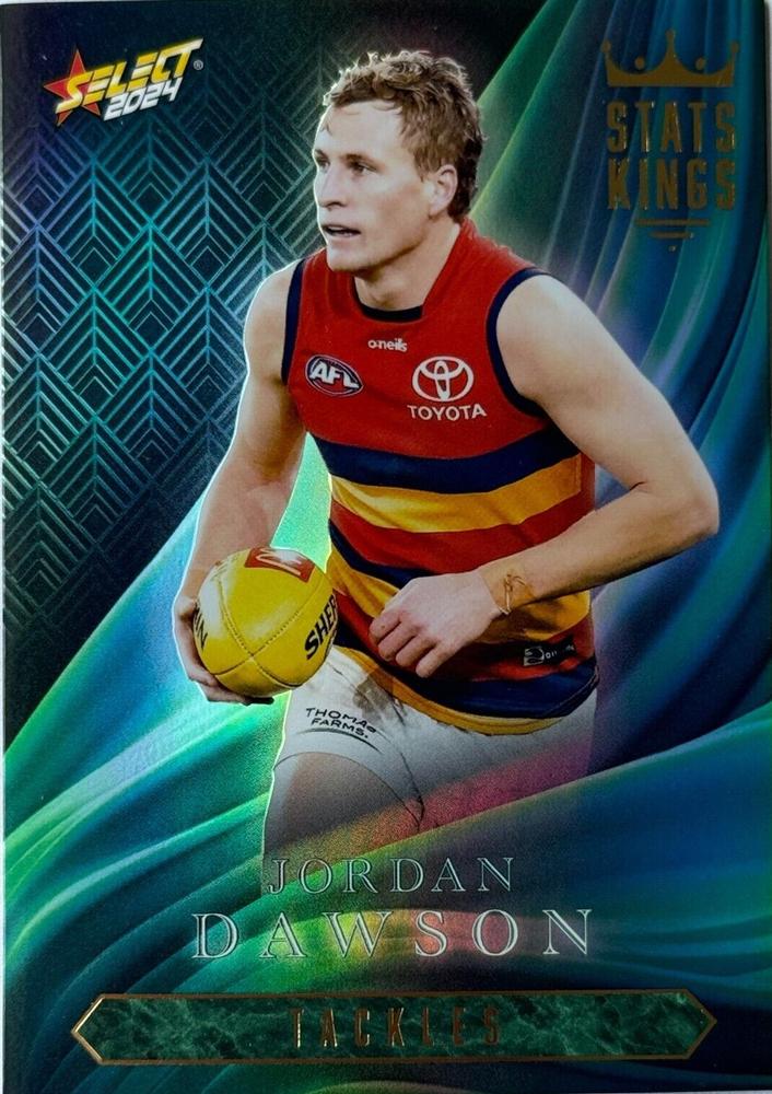 Jordan Dawson #SK5 Adelaide Crows | Stats Kings 2024 Select AFL Footy ...