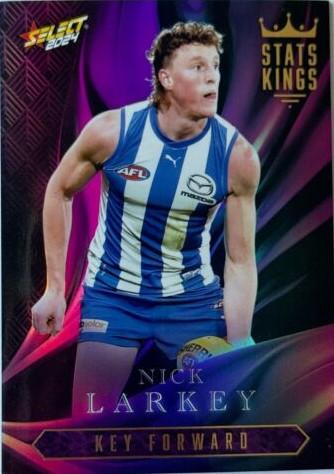 Nick Larkey #SK58 North Melbourne Kangaroos | Stats Kings 2024 Select ...