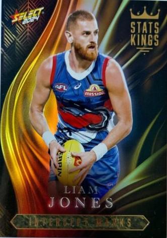 Liam Jones #SK87 Western Bulldogs | Stats Kings 2024 Select AFL Footy ...