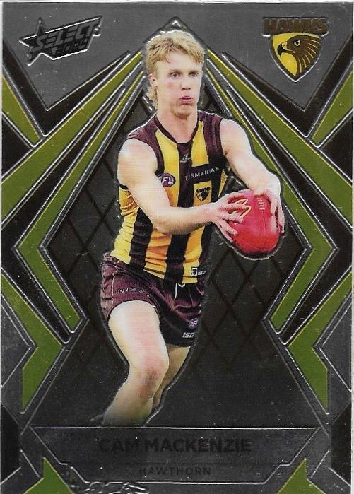 Cameron MacKenzie #L95 Hawthorn Hawks | Luminous 2024 Select AFL Footy ...
