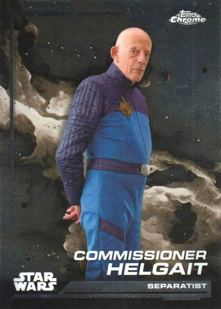Commissioner Helgait #52 | 2024 Topps Chrome Star Wars | Trading Card ...