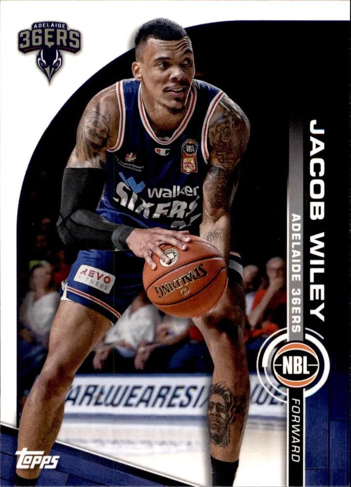Jacob Wiley #4 Adelaide 36ers | 2023-24 Topps NBL | NBL Trading Card ...