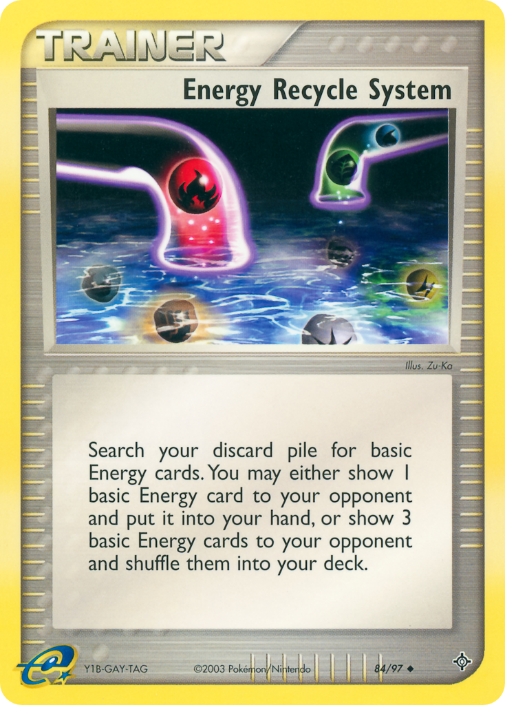Energy Recycle System 84/97 Uncommon | Dragon | Pokemon Card ...