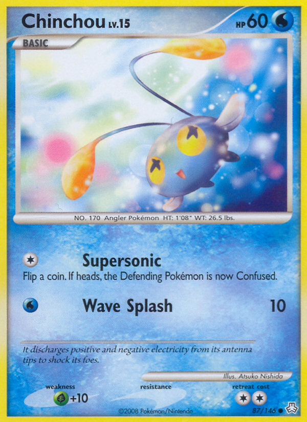 Chinchou 87/146 Common | Legends Awakened | Pokemon Card – Brickheads ...