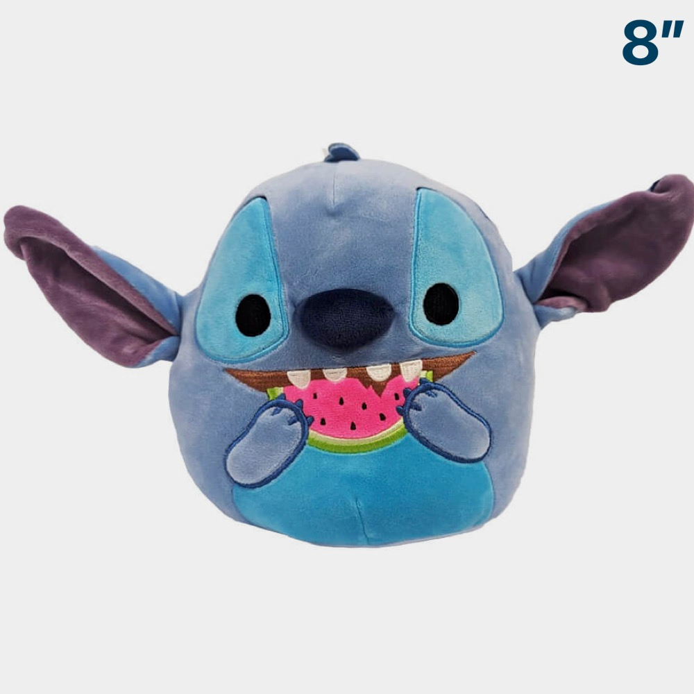 Stitch with Watermelon ~ 8" Disney Stitch Squad Squishmallow Plush ...