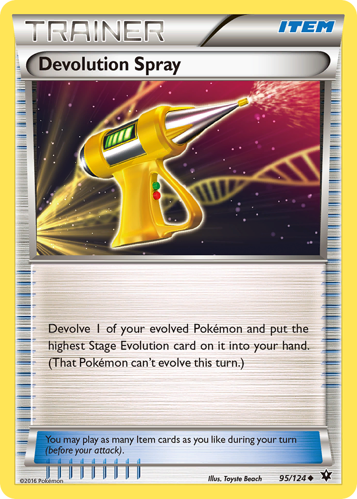 Devolution Spray 95/124 Uncommon | Fates Collide | Pokemon Card ...