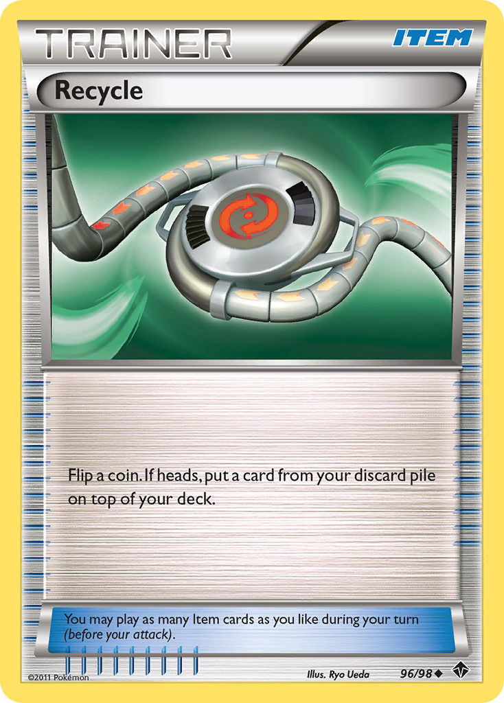 Recycle 96/98 Uncommon | Emerging Powers | Pokemon Card – Brickheads ...