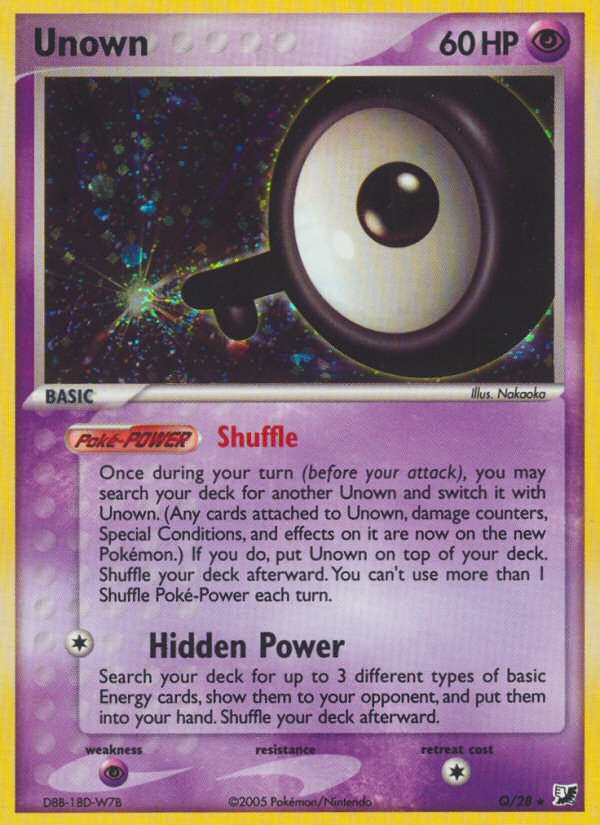 Unown Q/115 Rare | Unseen Forces | Pokemon Card – Brickheads Collectables
