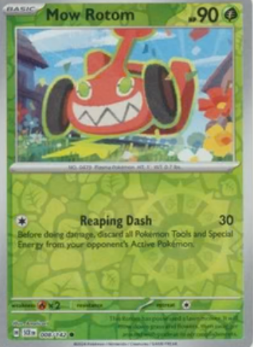 Buy Mow Rotom | Stellar Crown | Pokemon Card Australia – Brickheads ...