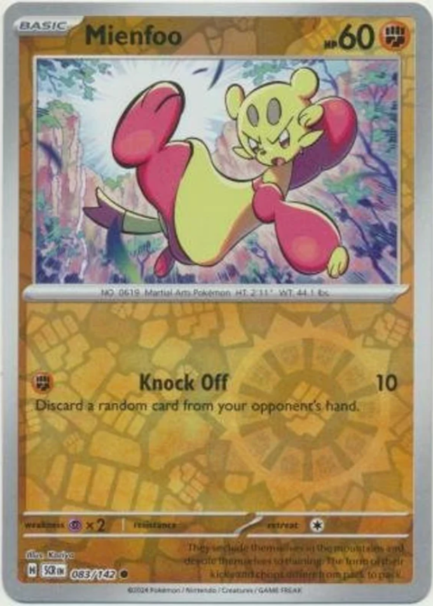 Buy Mienfoo Common | Stellar Crown | Pokemon Card Australia ...