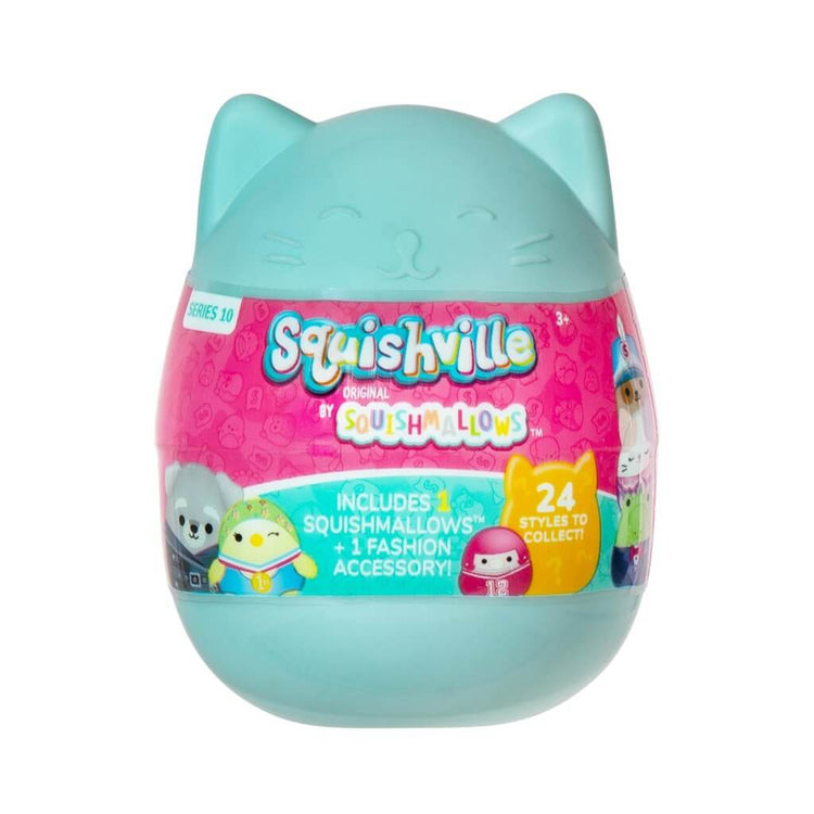 SERIES 10: Mystery Mini Squishmallow ~ Squishville 1x Blind Capsule Pl ...